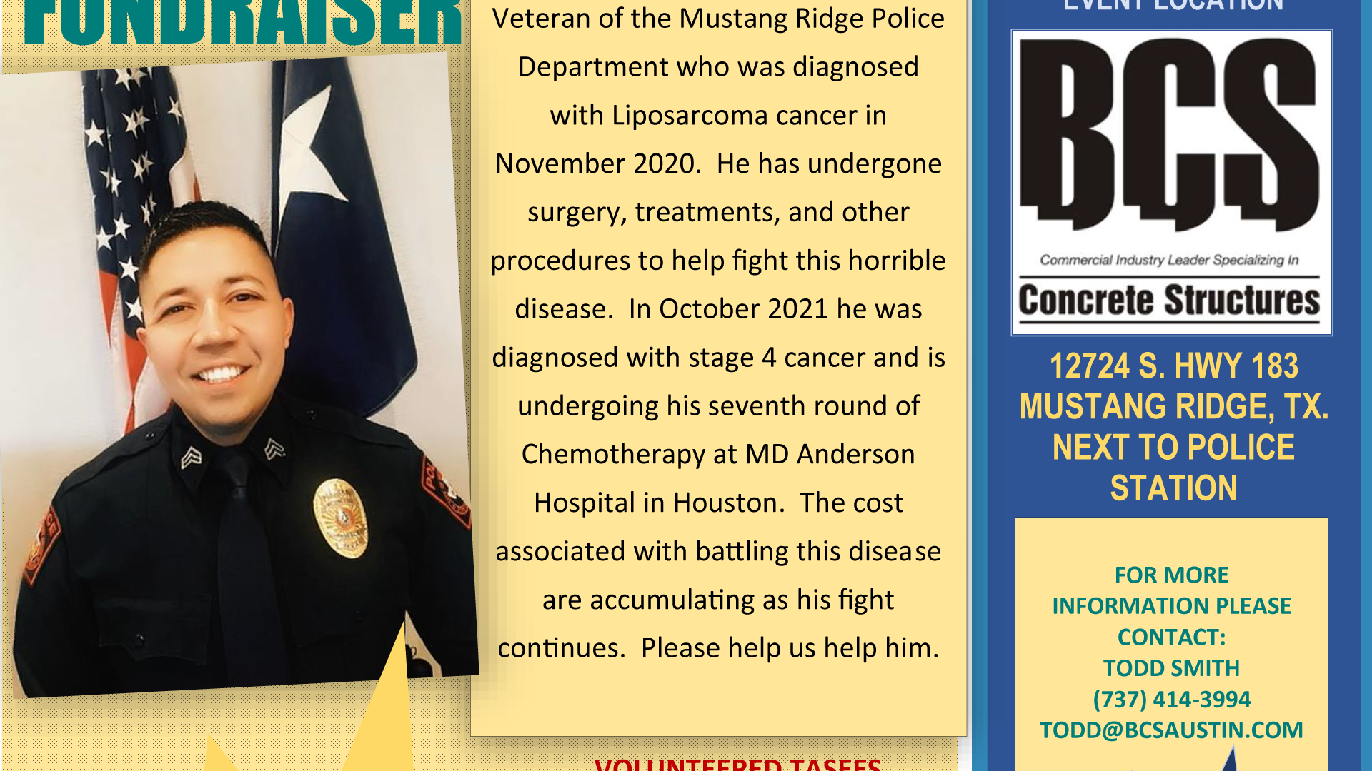 Mustang Ridge Police Benefit - BCS Concrete Structures