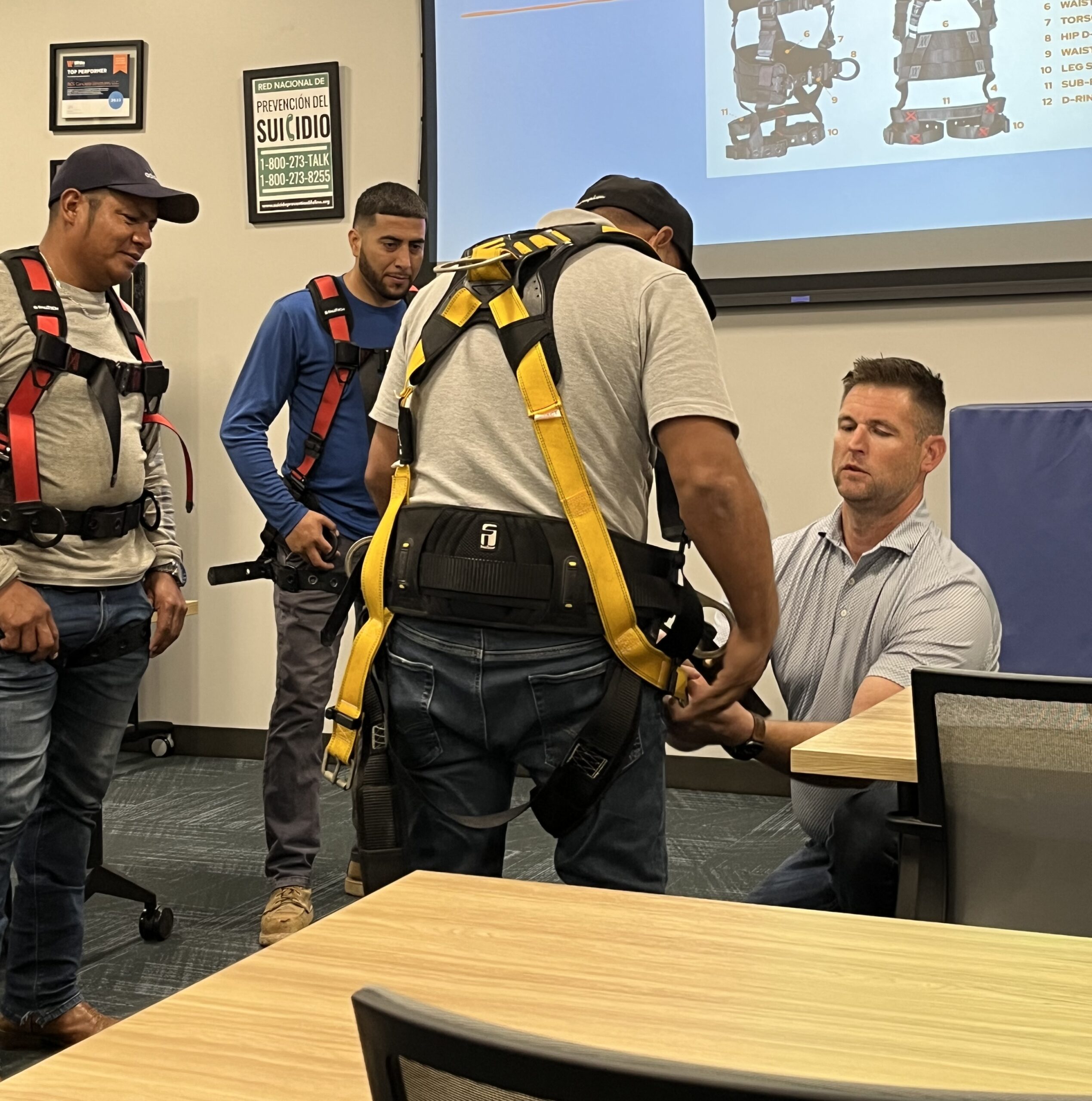 New Hires Receive Fall Protection Training Before Going To BCS Jobsites ...